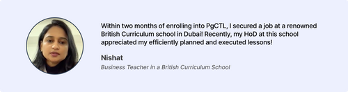 KHDA-Accepted Teaching Diploma | PgCTL | Dubai